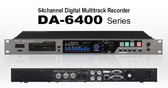 Tascam DA-6400 - Equipment - JWSOUNDGROUP